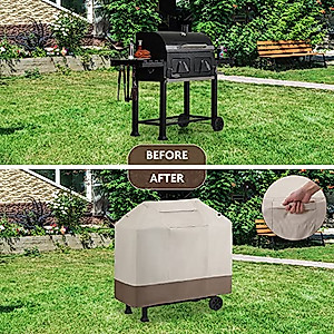 HERA'S PALACE BBQ Grill Cover,71 inch Gas Grill Cover, Waterproof & Weather Resistant, 600D Heavy Duty Outdoor Grill Covers for Weber, Char-Broil, Nexgrill Grills, etc