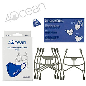 4ocean Face Mask Support Frame (Large, 4-Pack)