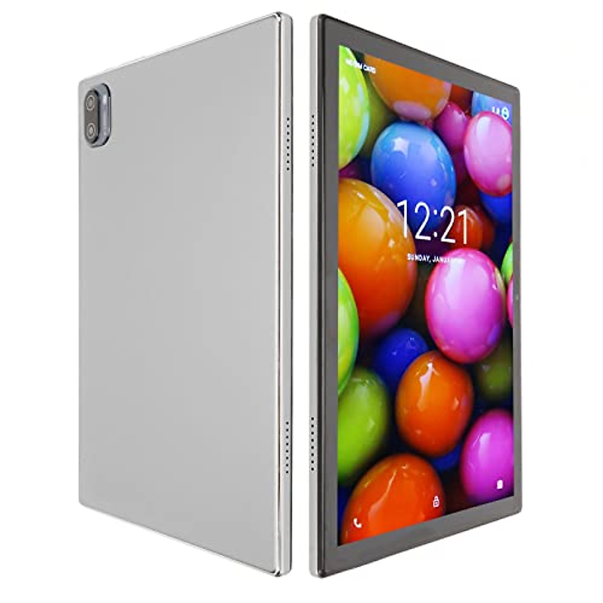 RTLR 10.1in Tablet, 8 Core CPU 2.4 5G WiFi for Android 11 Dual Band Tablet for Learning (US Plug)