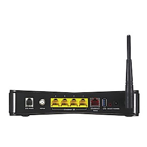 ZyXEL DSL Modem, Wireless Router 802.11n with 4-Ports and HPNA3.1 [VSG1435]