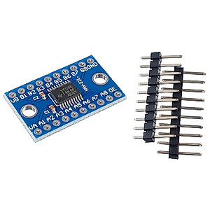 EPLZON TXS0108E High Speed Full Duplex Logic Level Converter 8 Channel SPI 8 Way 3.3V 5V IIC 8-Bit Bi-Directional Converter Module Apply to Raspberry Pi and Arduino (Pack of 5 Set)