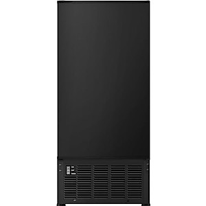 EdgeStar IB450BL 50 Lb. 15 Inch Wide Undercounter Clear Ice Maker - Black Stainless Steel