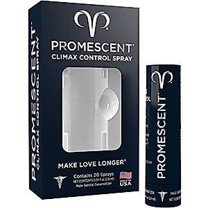 Promescent Desensitizing Delay Spray for Men Clinically Proven to Help You Last Longer in Bed - Better Maximized Sensation + Prolong Climax for Him, 2.6 ml