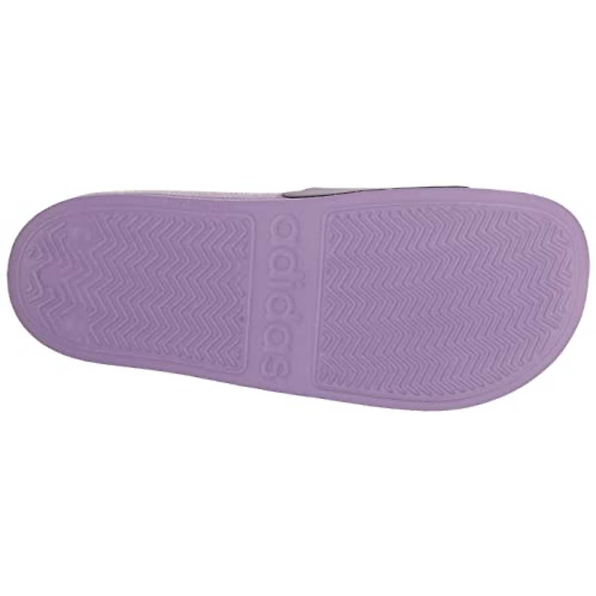 adidas Women's Adilette Shower Slide Sandal, Shadow Violet/Impact Orange/Violet Fusion, 7