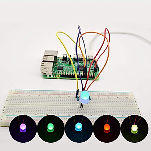 Gewbot Starter Kit for Raspberry Pi 3, 2 Model B/B+, C and Python Code, LCD1602, Motor, Raspberry Pi Beginner Starter Kit with PDF Guidebook