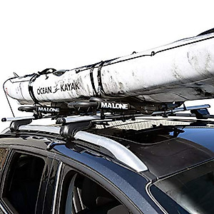 Malone Foldaway-5™ Multi-Rack Folding 1 or 2 Kayak, SUP, Canoe Carrier, Black (MPG125)