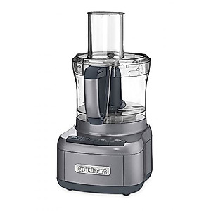 Cuisinart FP-8GMP1 Elemental 8-Cup Food Processor, Gunmetal (Renewed)