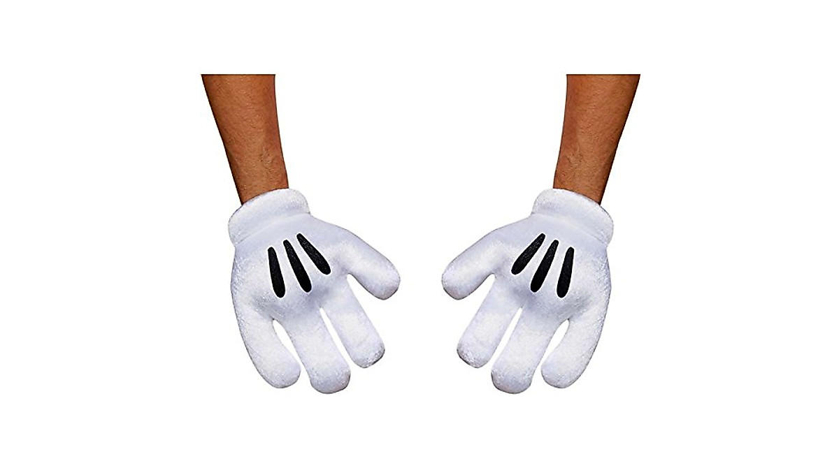 Mickey Mouse Gloves for Adults - Fun Disguise Costumes