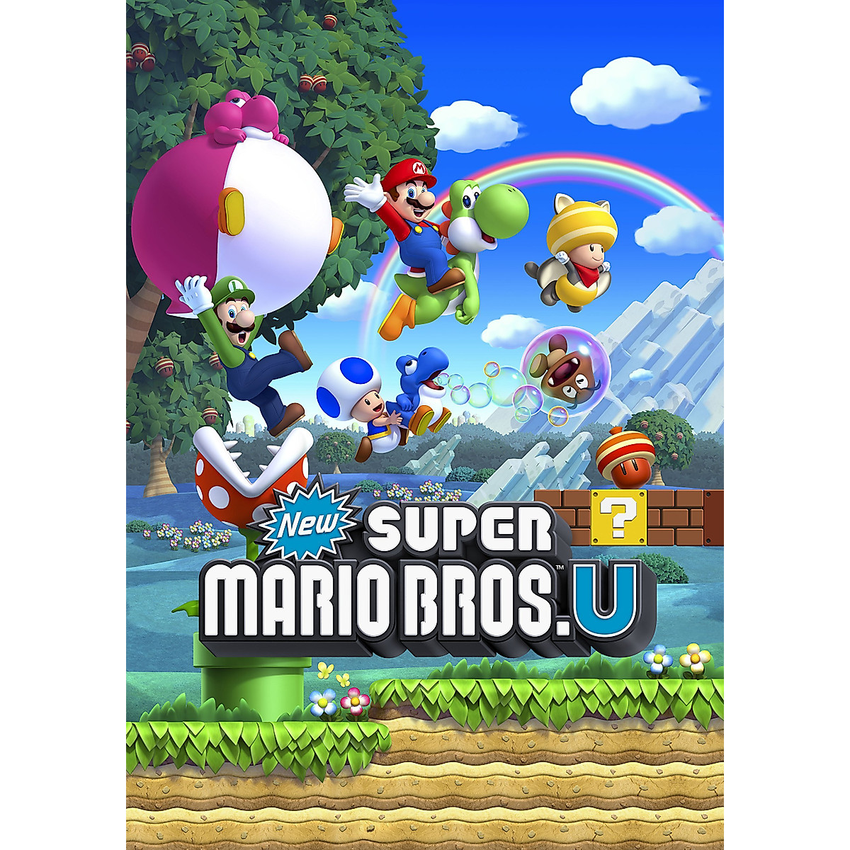 New Super Mario Bros. U + New Super Luigi U - Wii U (Renewed)