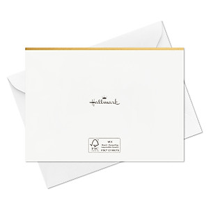 Hallmark 2024 Graduation Thank You Cards (40 Thank You Notes with Envelopes) Gold Graduation Cap
