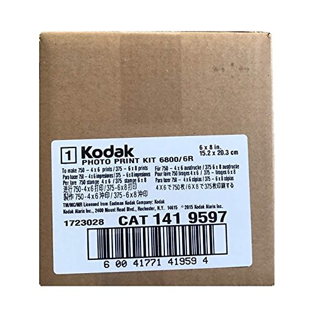 Kodak Photo Print Kit for the 6900/6800 Thermal Printer, 6R - (1419597) - (1024603 new)