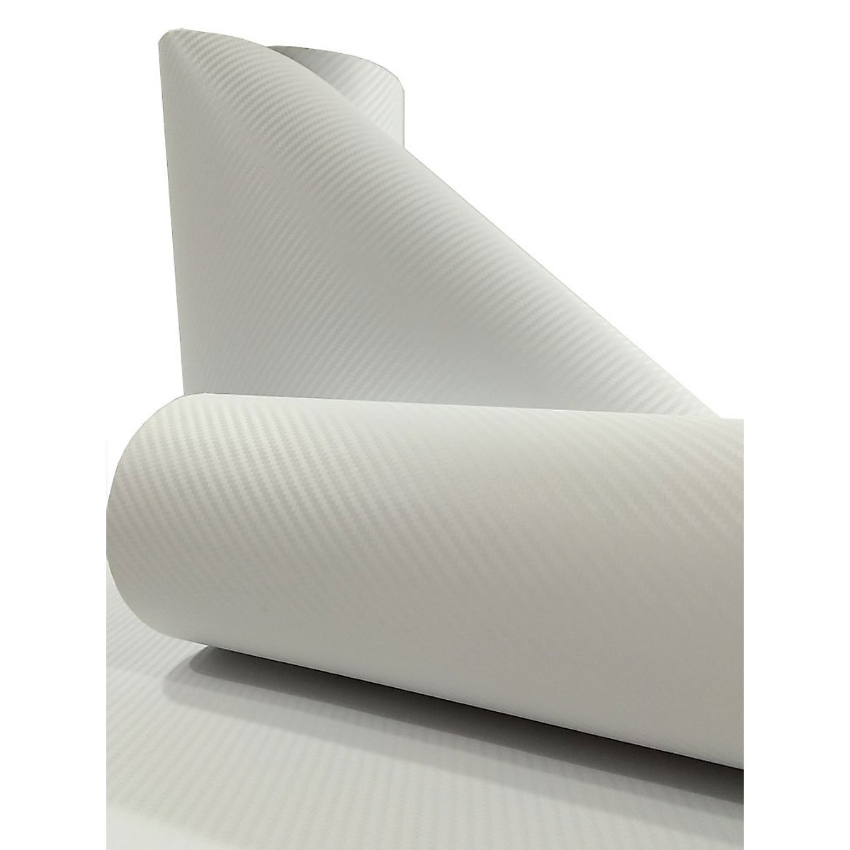 3D Carbon Fiber White - Air Release Vinyl Decal Mod Skin Kit by System Skins - Compatible with PlayStation 5 Console (PS5)