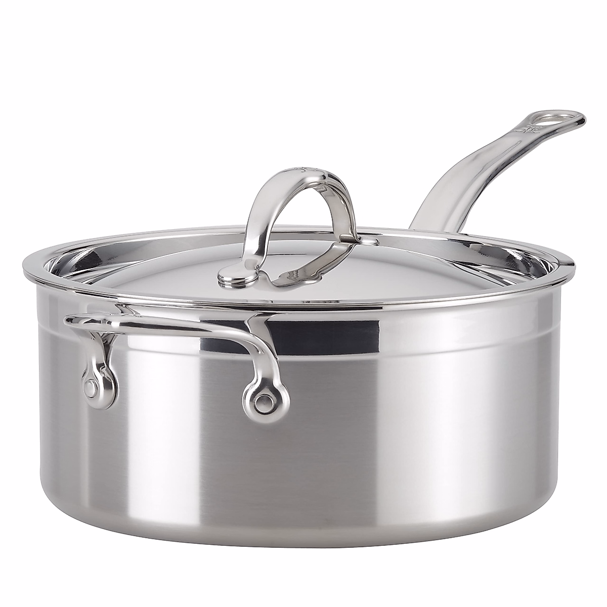 Hestan - ProBond Collection - Professional Clad Stainless Steel Sauce Pan, Induction Cooktop Compatible, 4 Quart