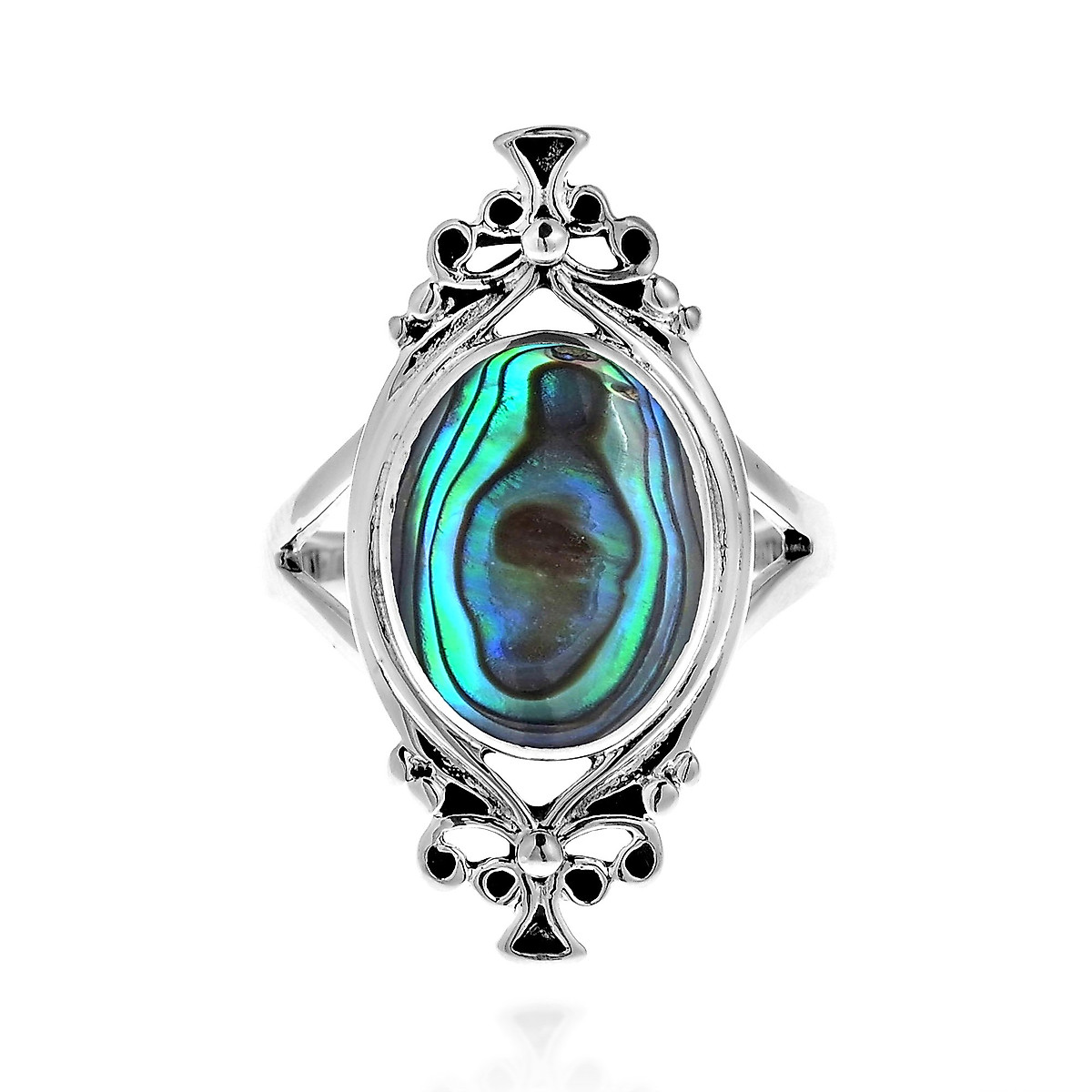 AeraVida Elegant Wedding Rings For Women | Casual Comfort Fit Silver Rings for Women | Gift for Daughter | Sterling Silver Rings Sizes (9)