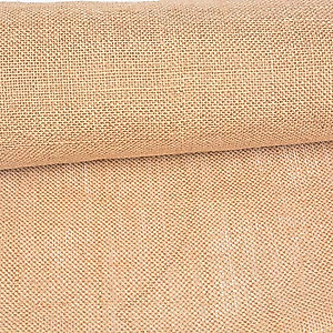 Tosnail 10 Yard Long 12" Wide Natural Burlap Fabric Roll for Craft Projects, Home Decor, Wedding Decor