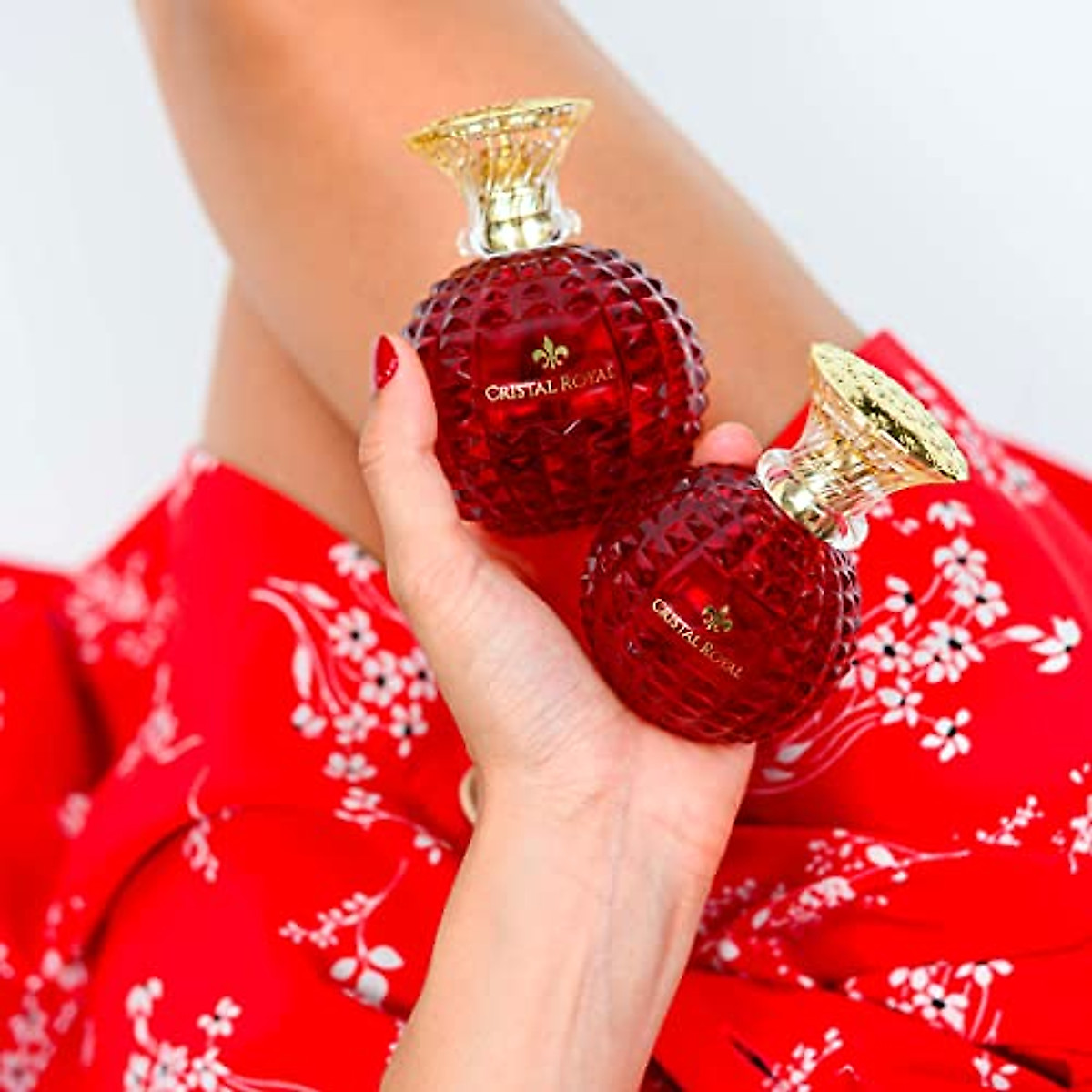 Princesse Marina de Bourbon Cristal Royal Passion Eau de Parfum for Women - Opens with Pear, Blackcurrant and Bergamot - Blended with Jasmine and Violet - For Elegant Ladies - 3.4 oz