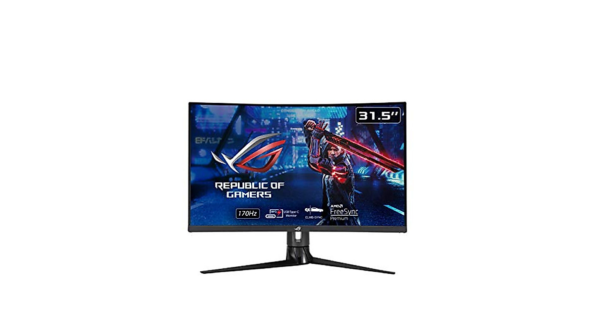 ASUS ROG Strix 31.5” 1440P Curved Gaming Monitor (XG32VC), QHD (2560 x ...