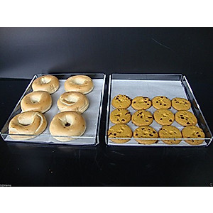 Displays2buy Acrylic Pastry Bakery Donut Bagels Cookie Display Case w/3 trays