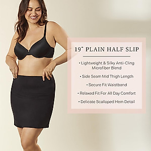 Jones New York Women's Half Slip, Black, Small