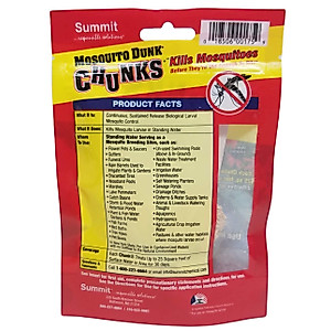 Summit...Responsible Solutions Mosquito Dunk Chunks Kills Mosquito Larvae in All Types of Standing Water