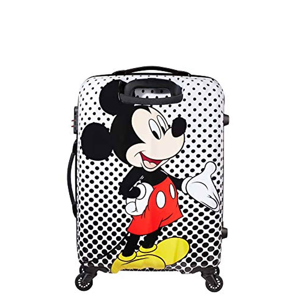 American Tourister Hand Luggage, Multicolour (Mickey Mouse Polka Dot), 65 Centimeters