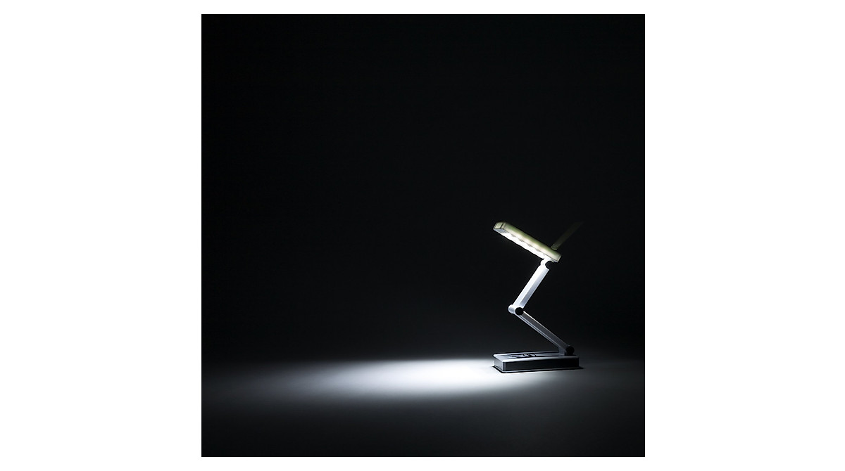 IdeaWorks LED Desk Lamp with Magnifier - Bright, Adjustable, Portable