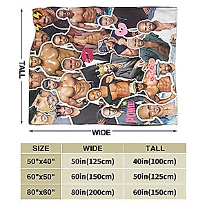 Blanket Shemar Moore Derek Morgan Soft and Comfortable Warm Fleece Blanket for Sofa,Office Bed car Camp Couch Cozy Plush Throw Blankets Beach Blankets