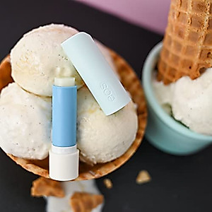 eos FlavorLab Lip Balm, Rainbow Sherbet & Vanilla Twist, Long-Lasting Hydration, Lip Care for Dry Lips, 0.14 oz, 2 Pack