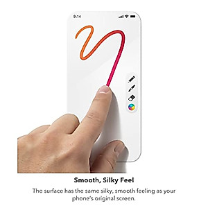 ZAGG Invisible Shield Glass Elite Privacy Screen Protector for Apple iPhone 14 Pro Max - Two-Way Privacy Filter, 4X Stronger, Anti-Fingerprint Technology, Easy to Install