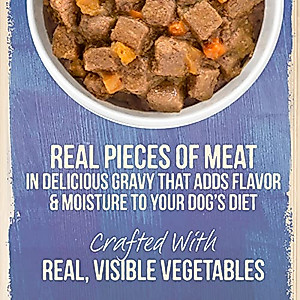 Merrick Grain Free Wet Puppy Food Puppy Plate Beef Recipe - 12.7 Ounce (Pack of 12)