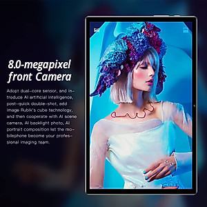 Sorandy 6GB RAM 128GB ROM Tablet PC with IPS HD Touchscreen, 10.1 inch Tablet, Octa Core Processor, 8MP + 13MP Dual Camera, 8000mAh Lasting Battery, 2.4G + 5G WiFi, BT5.0 (Black)