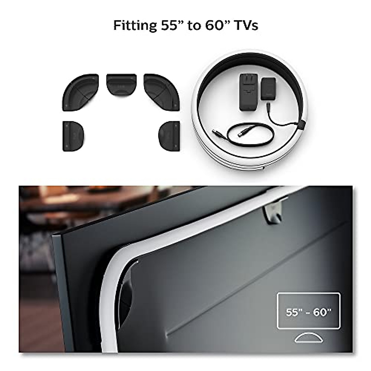 Philips Hue 55" Gradient TV Lightstrip Entertainment Bundle (HDMI Sync Box + Gradient Lightstrip + Hub)