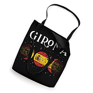 Girona Spanish Flag Vacation Spain Souvenir Tote Bag