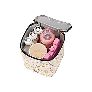 Petunia Pickle Bottom Baby Cooler Bag | Perfect for Baby Bottles and Snacks | Disney Beauty and The Beast | Insulated & Reusable Bottle Cooler and Baby Holder | Disney Baby | Whimsical Belle