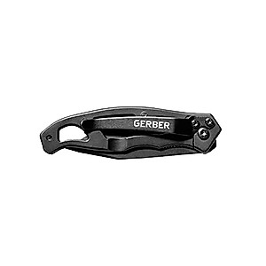 Gerber Gear 31-001729N Paraframe Mini Knife, Tanto Knife, Small Pocket Knife, EDC, Black