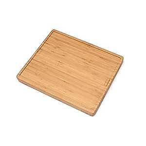 Lipper International 8889 Bamboo Wood Cutting Board with 6 Removable Color-Coded Cutting Mats, 16" x 13" x 1"