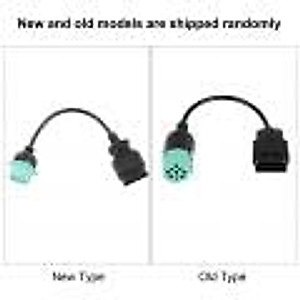 Ejoyous 9 Pin to 16 Pin OBD2 Truck Diagnostic Scanner Cable Adapter for Engine with Superior Flexibility and Durability (Male)