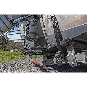 Rhino USA Retractable Transom Tie-Down Straps (2-Pack) - 3,000lb Guaranteed Max Break Strength, Heavy Duty 2" x 43" Marine Trailer Tie Downs for Boat, Jet Ski, Seadoo and More!