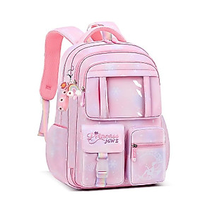 ETAISHOW Backpack for Girls Elementary School Kawaii Backpack Kids Bookbag