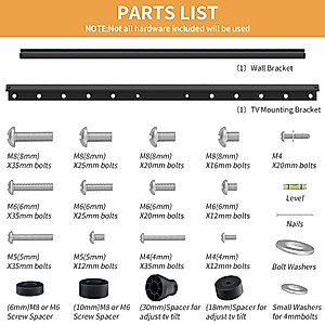 KAMIWI Stud Free TV Mount, No Stud TVs Wall Mount for 32-75 Inch TVs, Heavy Duty Drywall TV Bracket Max Vesa 600x400mm, Max Load Capacity 150 Lbs, Easy to Install