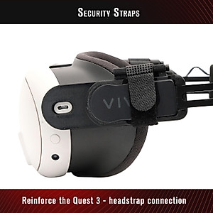 Quest 3 Headset Adapter - Lets You Mount an Aftermarket Headstrap to Your Quest 3 (DAS)