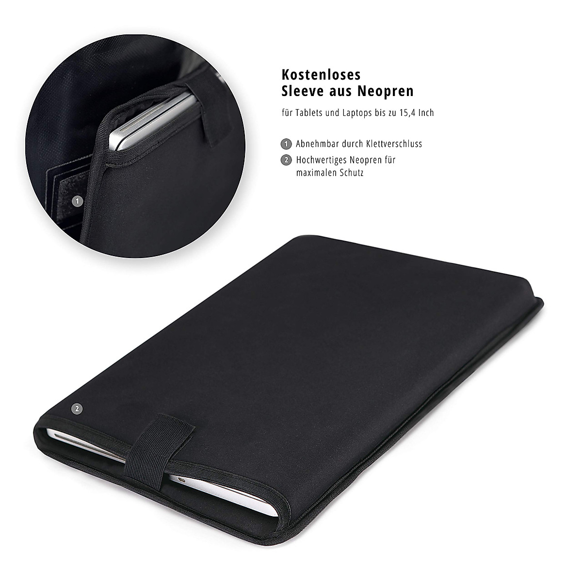 A-LAB Model A Waterproof Bicycle & Messenger Backpack Rolltop Daypack for Commuting and Traveling with 15.4'' Laptop Sleeve 26l in black