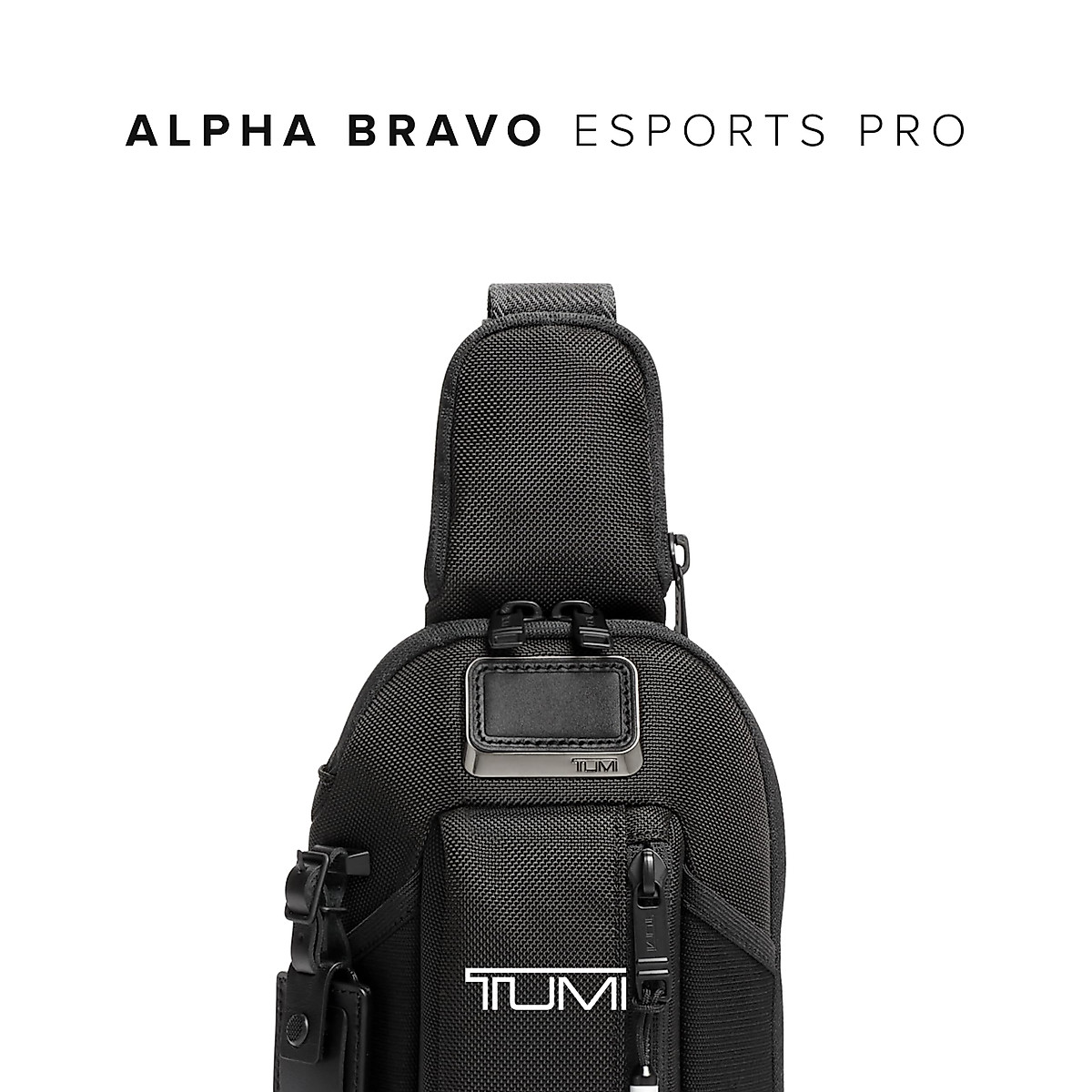 TUMI Men's Esports Pro Sling Bag, Black, One Size