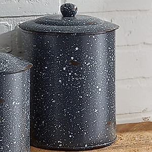 Park Designs Granite Enamelware Canisters Set Gray