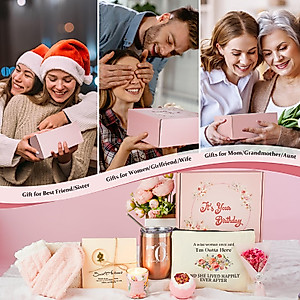 Birthday Gifts for Women, 70th Fabulous Spa Gift Baskets Set for Mom Wife Grandma Best Friends Sister Her, Unique Thank You Gifts Bulk Birthday Decorations Idea Gifts for Women Who Have Everything