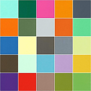 Kona Cotton Solids 2019 25 Fat Quarters Robert Kaufman Fabrics FQ-1589-25