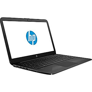 HP 14-ax040wm Laptop, Intel Celeron N3060, 1.6 GHz, 32 GB, Windows 10 Home 64 Bit, Black, 14"
