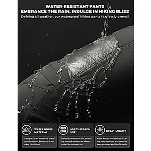 Wespornow Men's-Convertible-Hiking-Pants Quick Dry Lightweight Zip Off Breathable Cargo Pants for Outdoor, Fishing, Safari (Grey, Small)