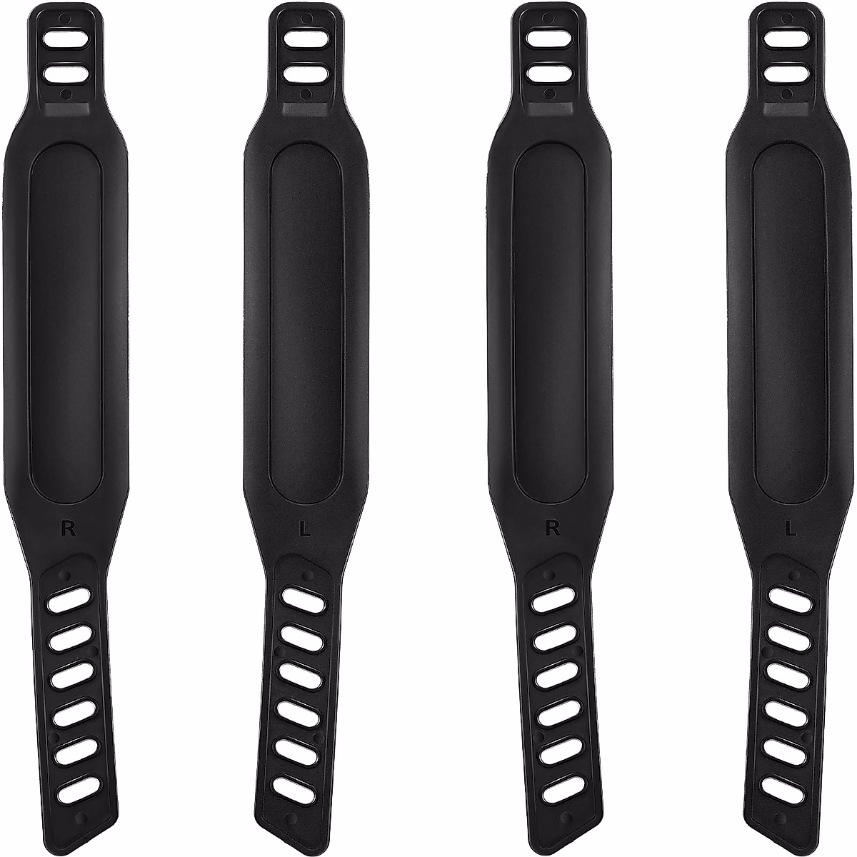 2 Pairs Exercise Bike Pedal Straps Universal Pedal Straps of 1.7 x 12 Inch for Exercise Cycle Home or Gym