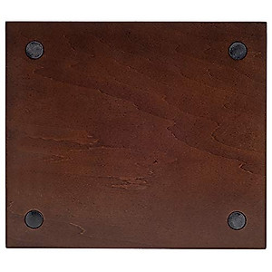 MobileVision Wood Multi-Function Desktop Organizer; Store Stationary Items Like notepads, File folders, paperclips, Business Cards, pens, More